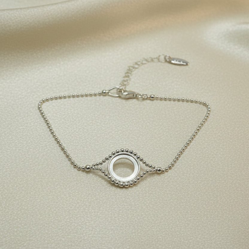 Silver Chain Bracelet Ready To Fit 10mm cabochon – Caverswall Minerals